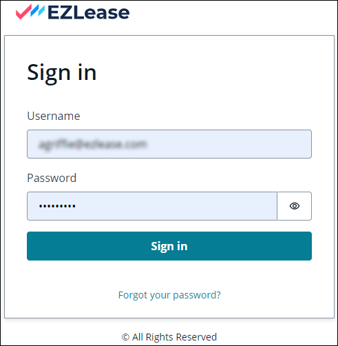 Multi-Factor Authentication (MFA) – EZLease